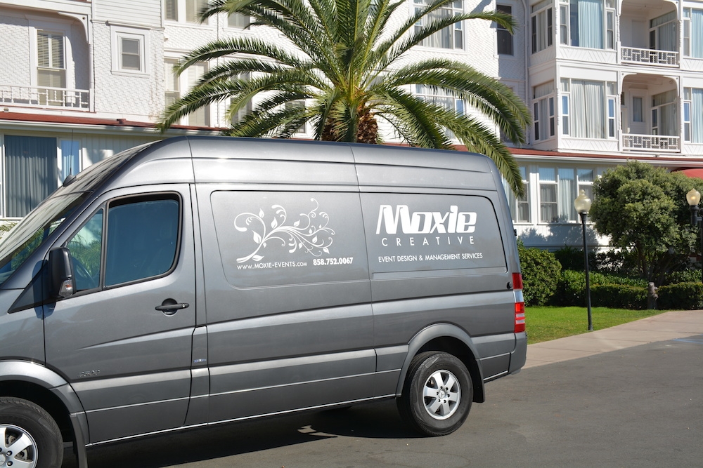 Moxie Creative Van at the Hotel Del - Event Design - Event Decor ...